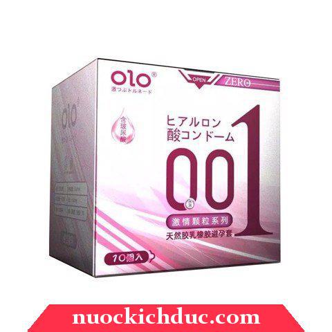 Shop bán Bao cao su OLO 0.01 Zero Hồng - Siêu mỏng có hạt nhiều gel bôi trơn - Hộp 10 cái có tốt ...